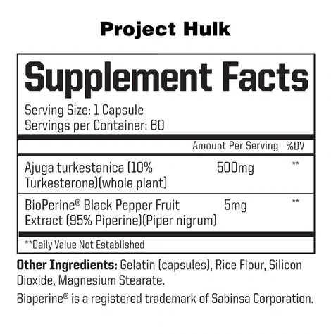 Project Hulk - All Star Nutrition/Total Nutrition